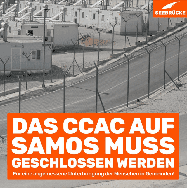 Das CCAC auf Samos muss geschlossen werden! Für eine angemessene ...